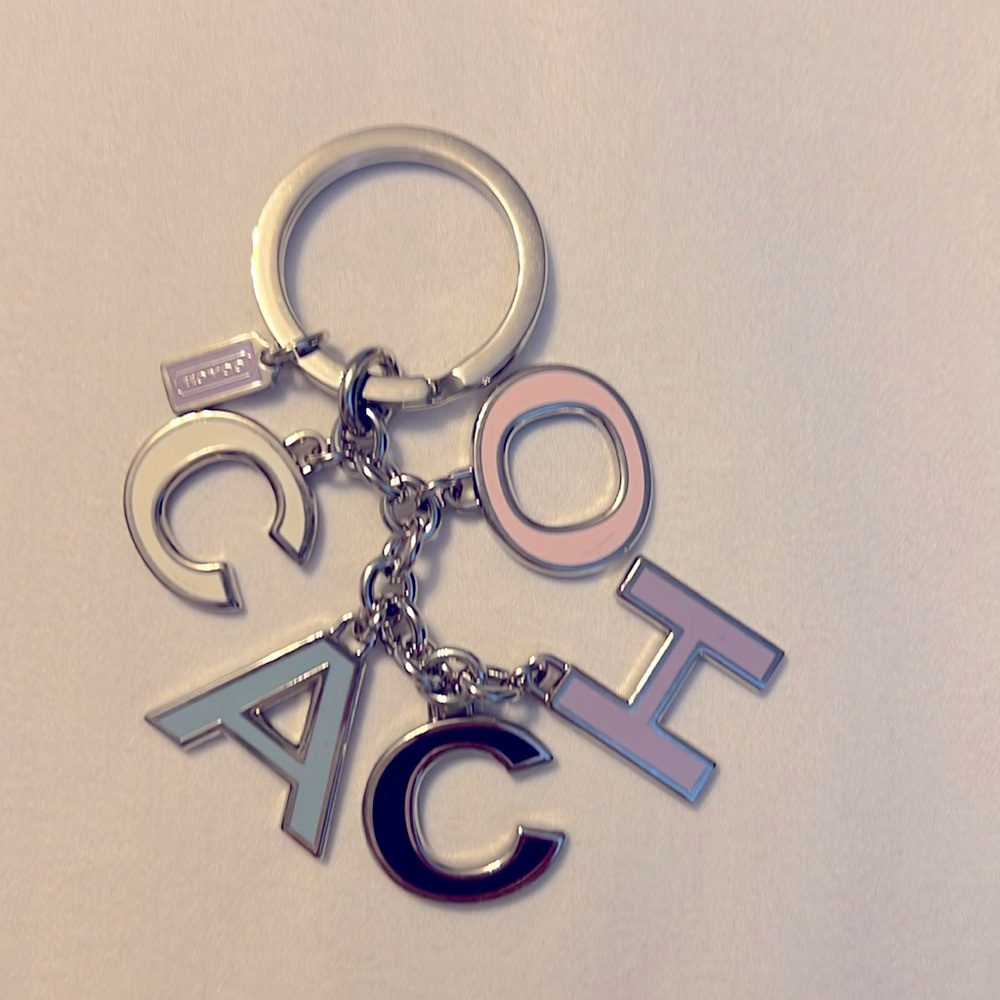 Coach Letter By Letter Keychain Key Fob Or Purse Char… - Gem